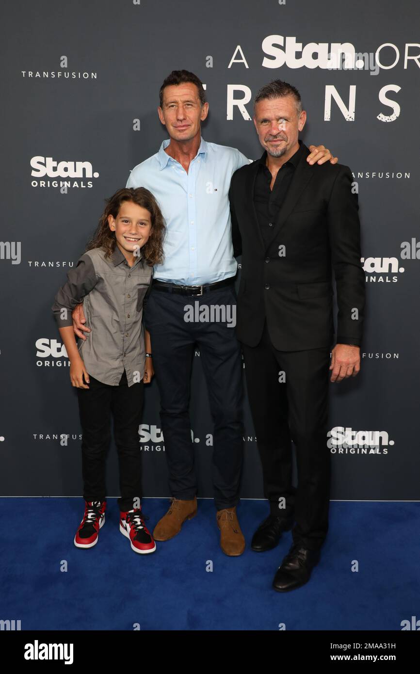 Sydney, Australia. 19th January 2023. Matt Nable with his brother and ...