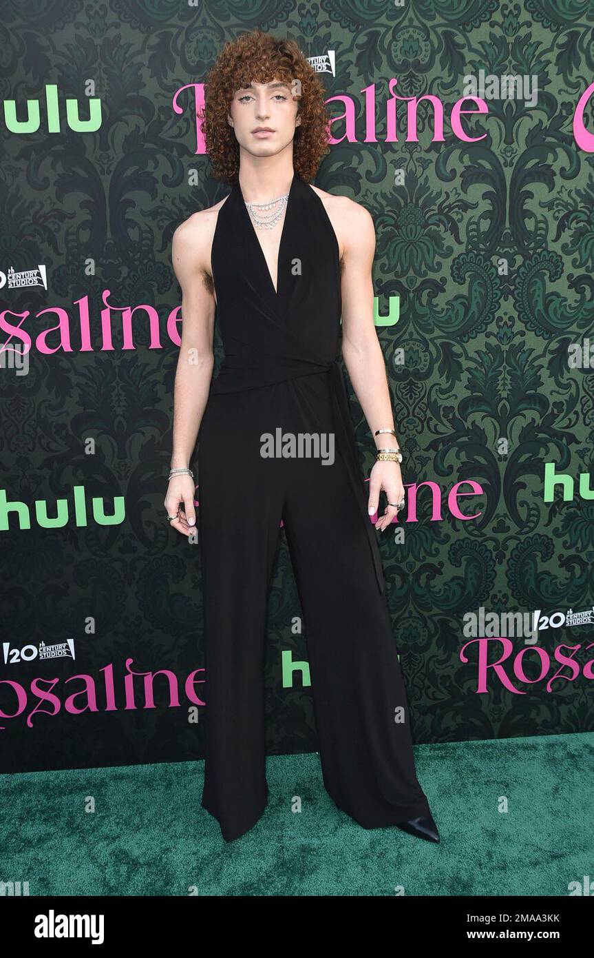 Matthew Maxfield arrives at the world premiere of "Rosaline" on ...