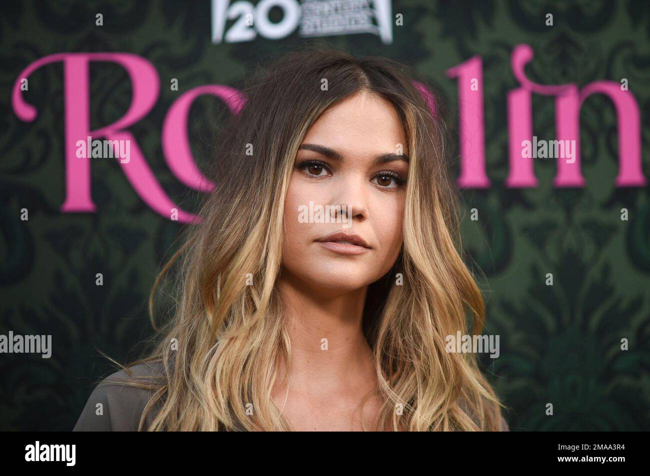 Maia Mitchell arrives at the world premiere of "Rosaline" on Thursday ...