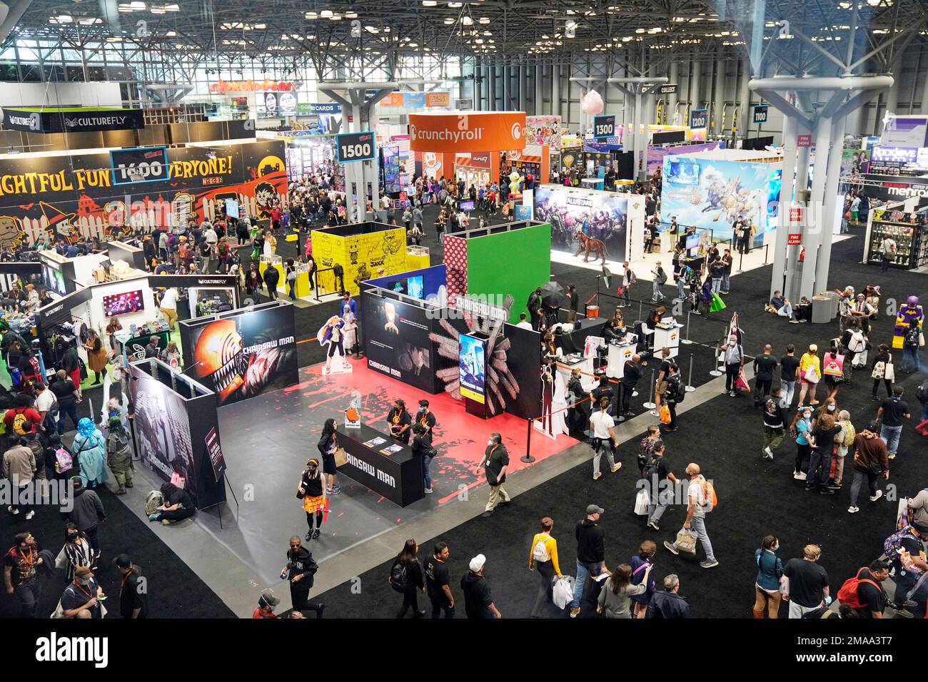 The floor of the Jacob K. Javits Convention Center is seen during New ...