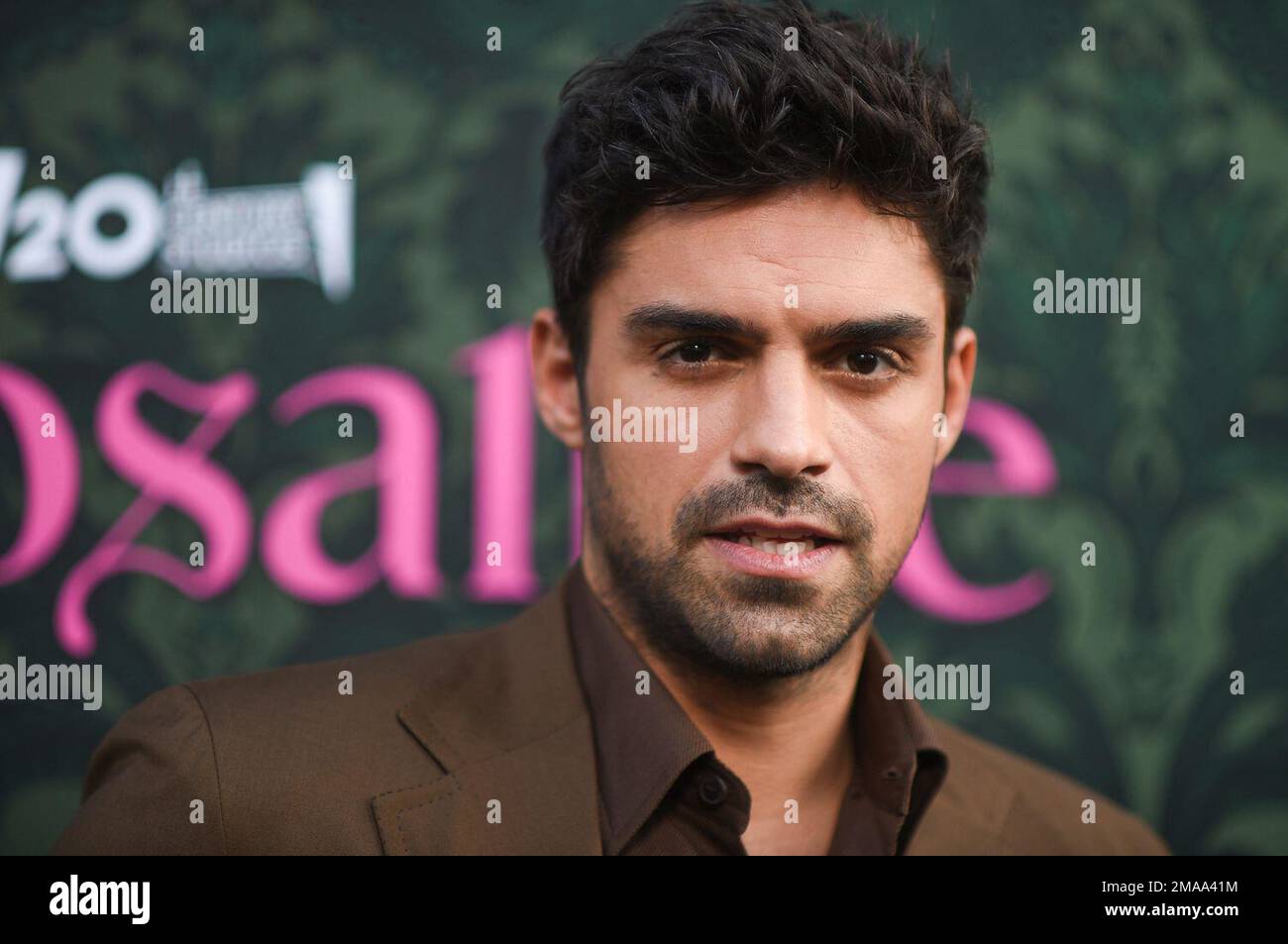 Sean Teale arrives at the world premiere of "Rosaline" on Thursday ...