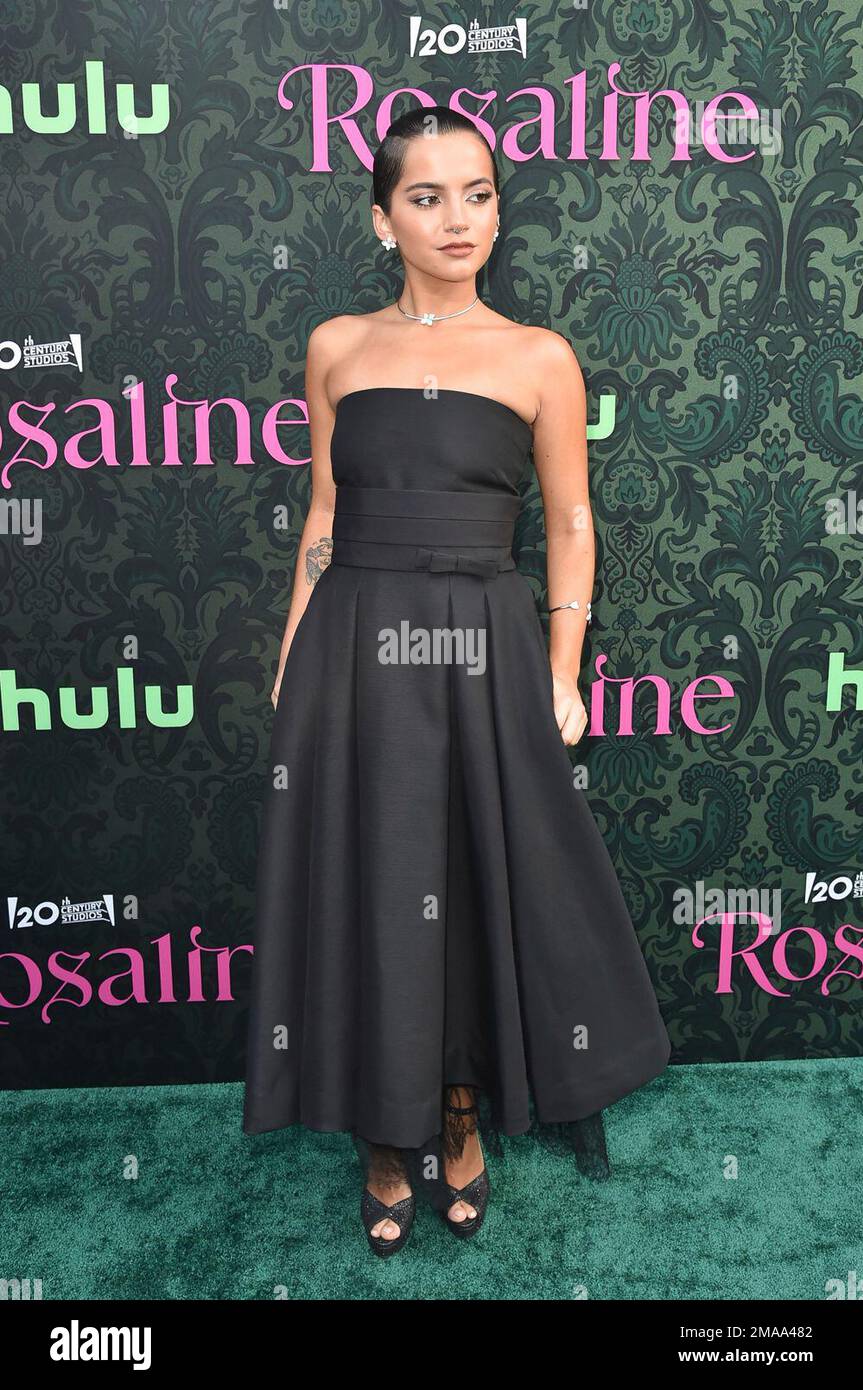 Isabela Merced arrives at the world premiere of "Rosaline" on Thursday ...