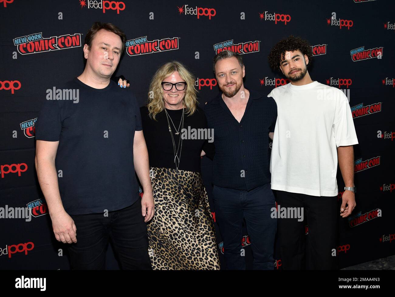Executive producers Dan McCulloch, left, and Jane Tranter pose with ...