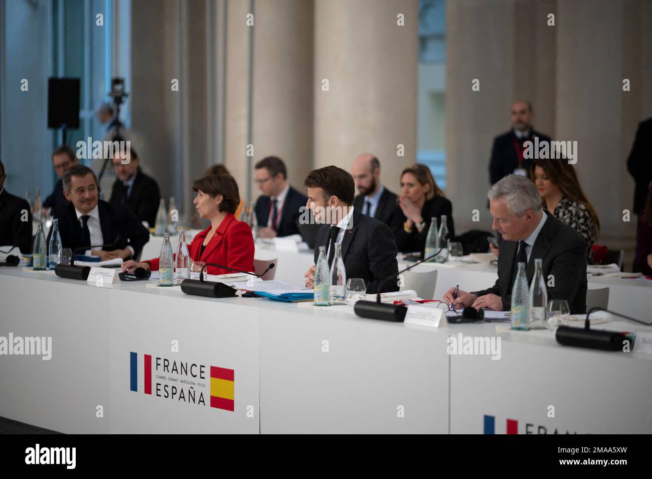 Franco spanish summit spain hi-res stock photography and images - Alamy