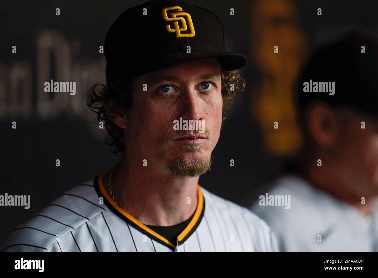 San Diego Padres relief pitcher Tim Hill before a baseball game against ...