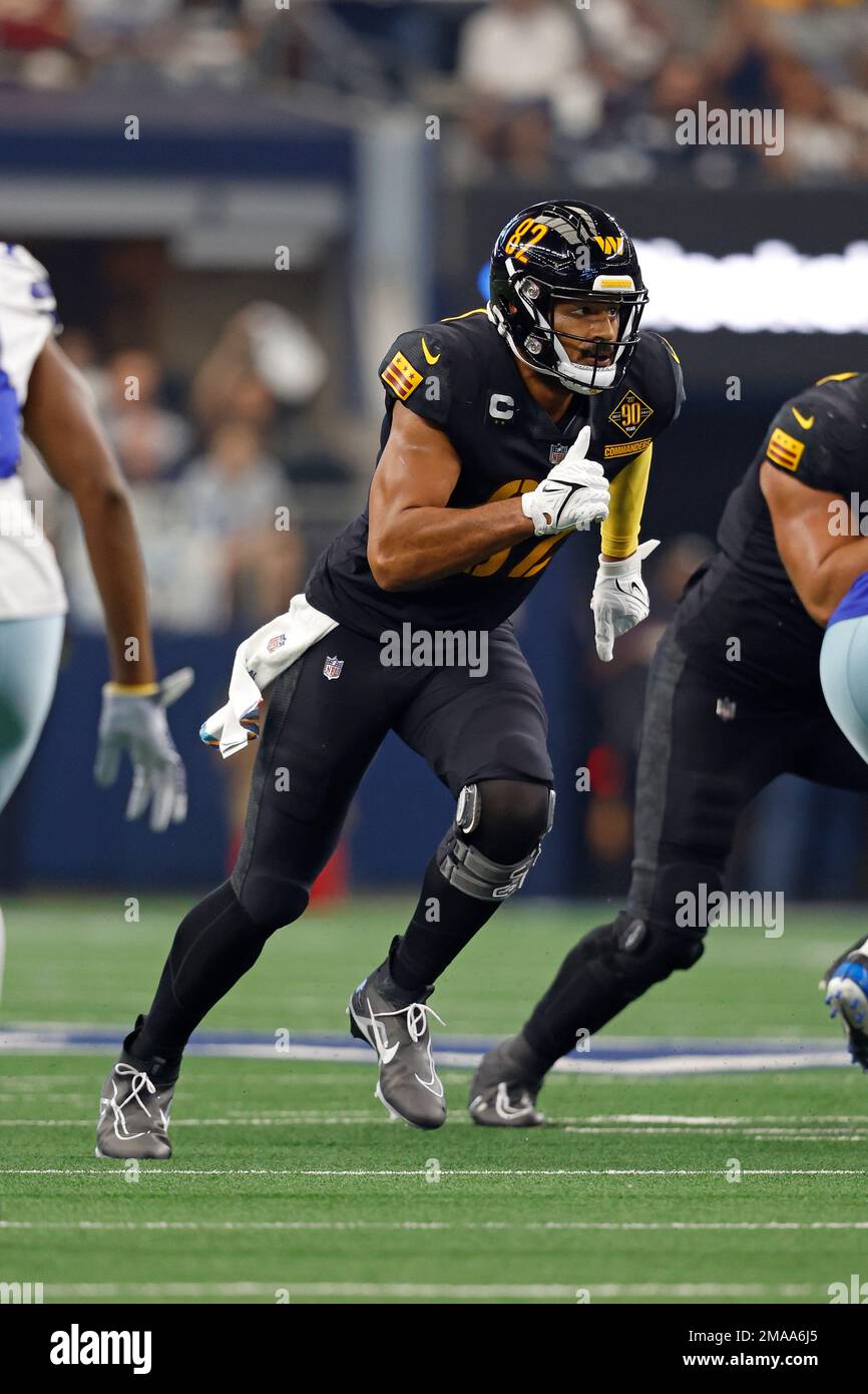 Washington Commanders tight end Logan Thomas (82) in action during an ...