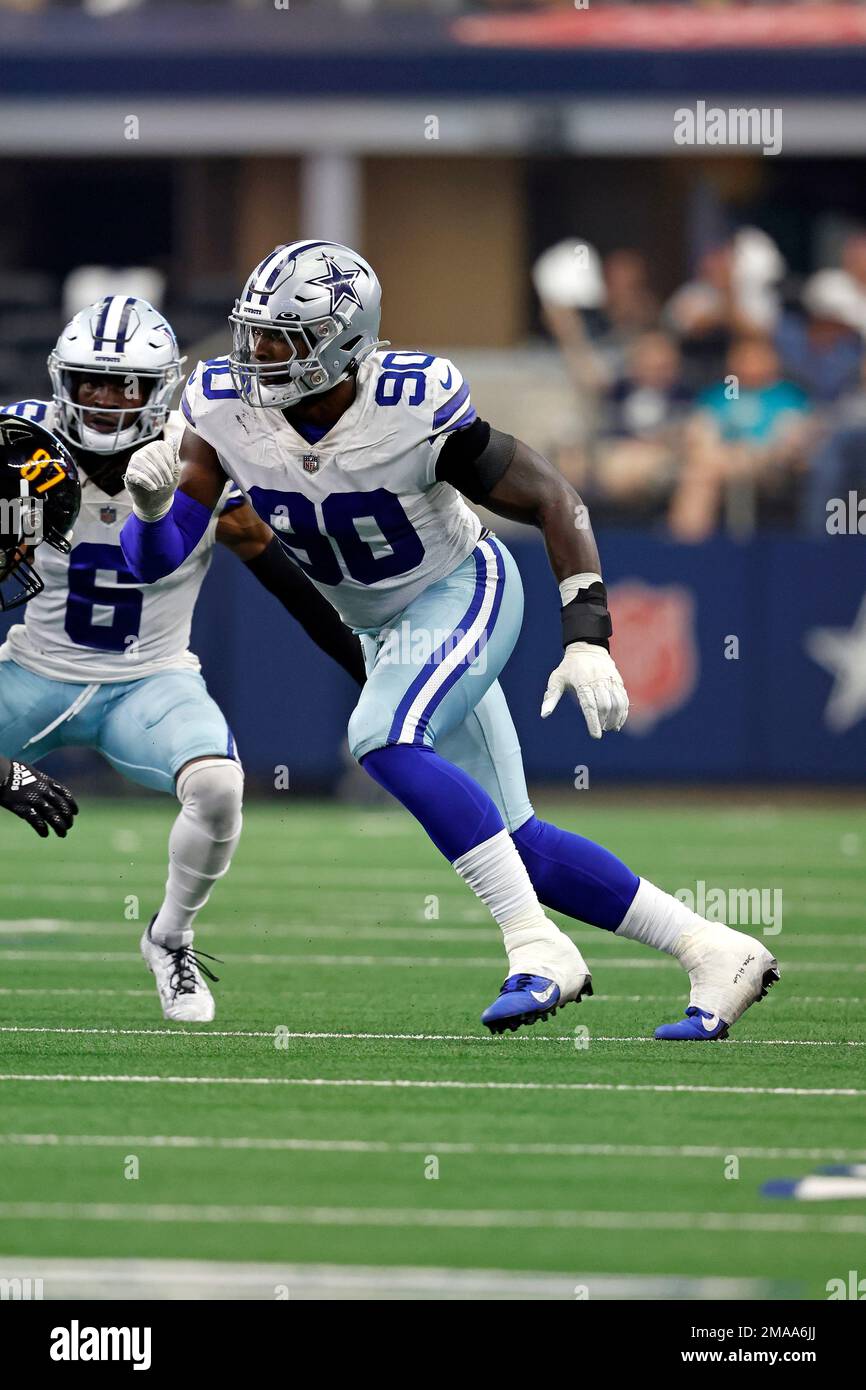 Dallas Cowboys defensive end DeMarcus Lawrence (90) in action during an ...