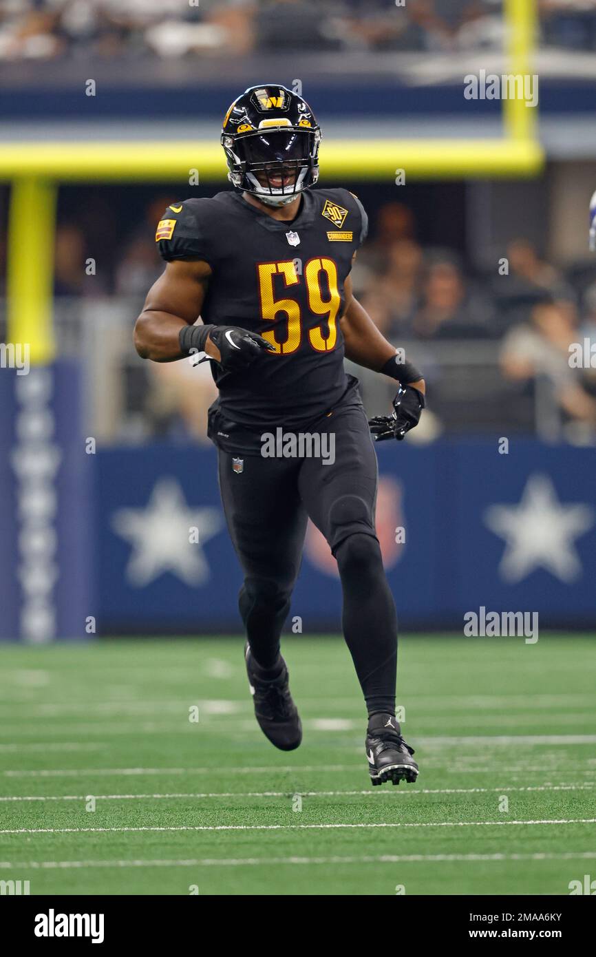 Washington Commanders linebacker Jon Bostic (59) in action during an ...