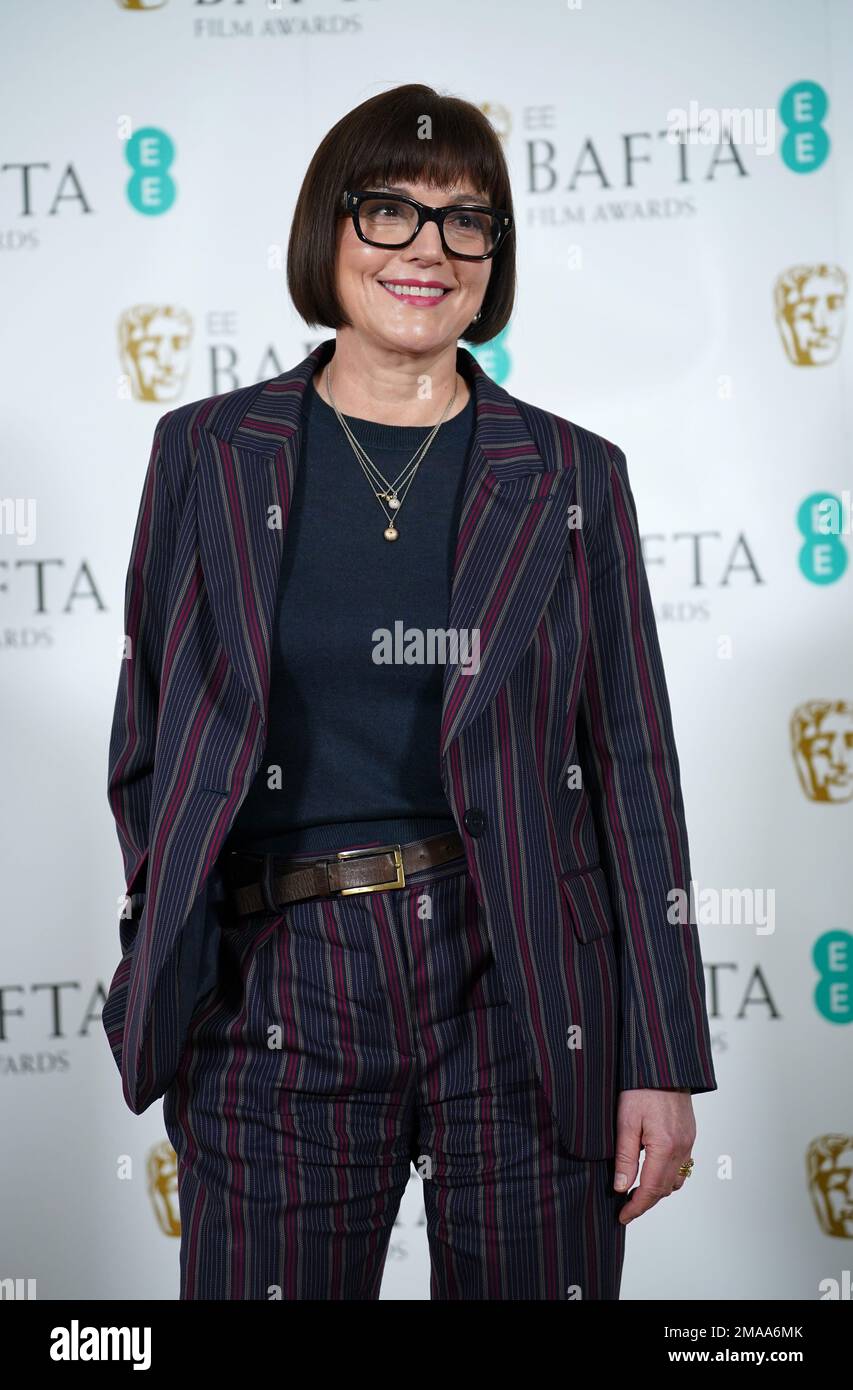 CEO of BAFTA Jane Millichip during the nominations for the EE Bafta ...