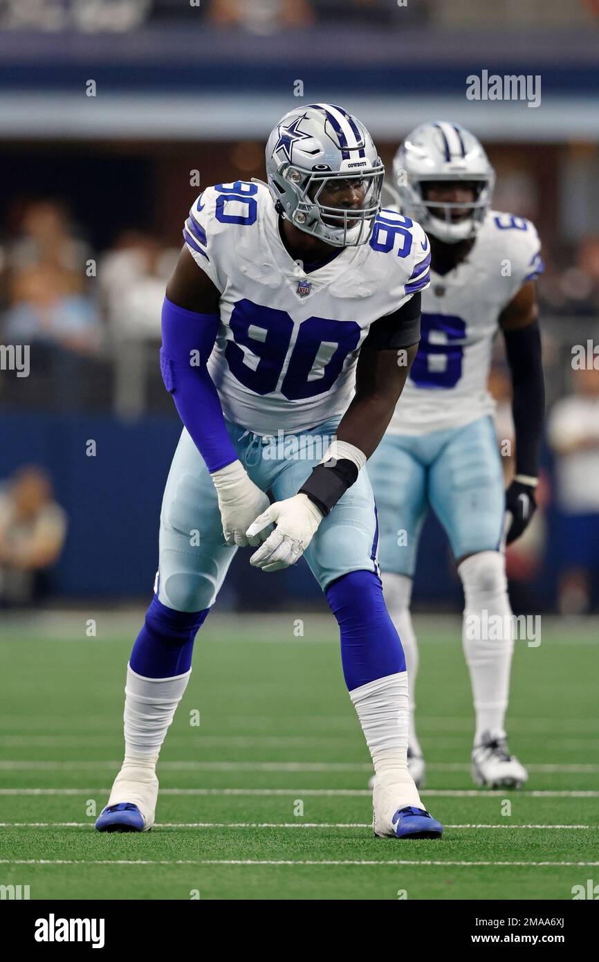 Dallas Cowboys defensive end DeMarcus Lawrence (90) in action during an ...