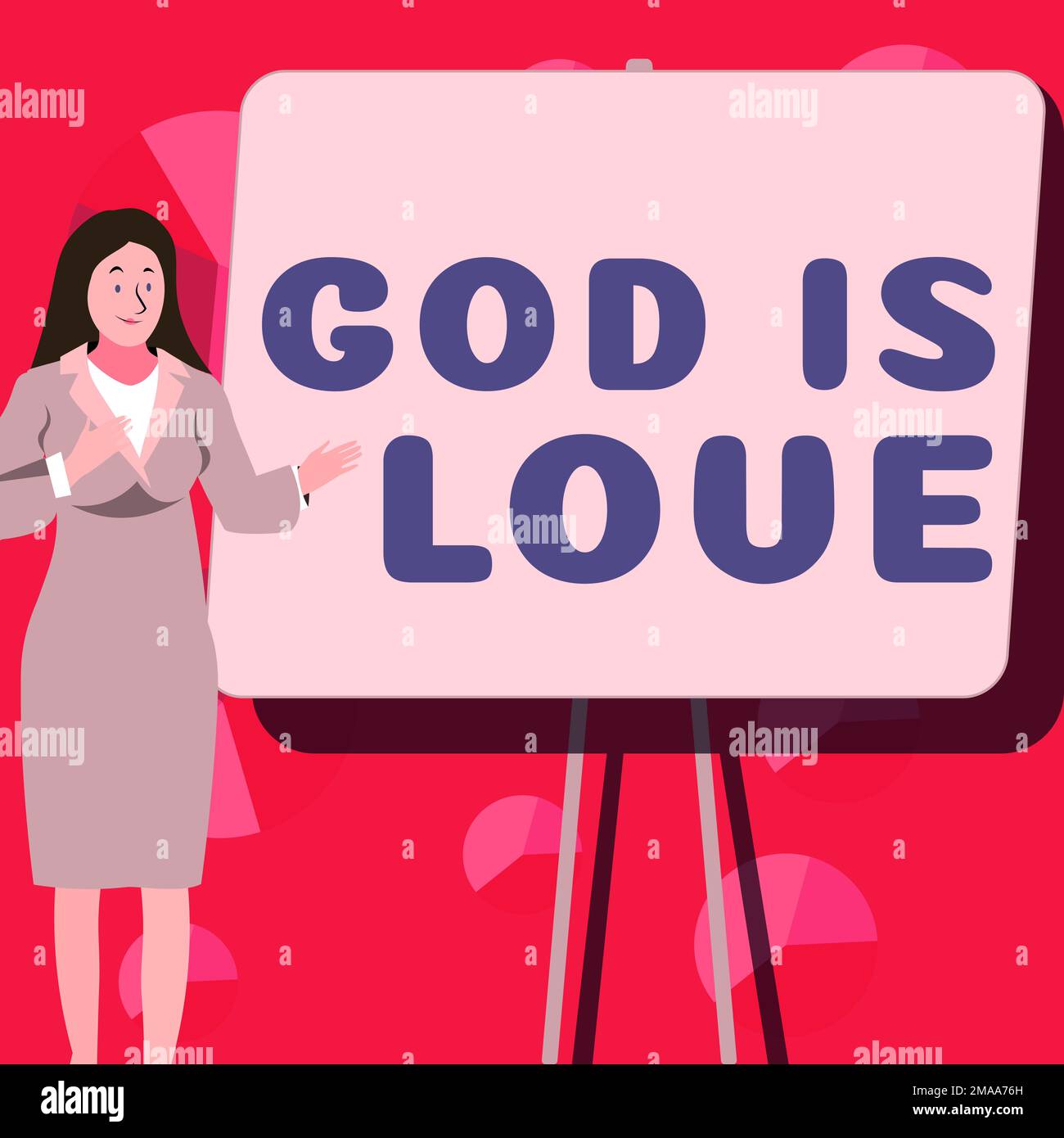 Inspiration showing sign God Is Love. Word for Believing in Jesus ...