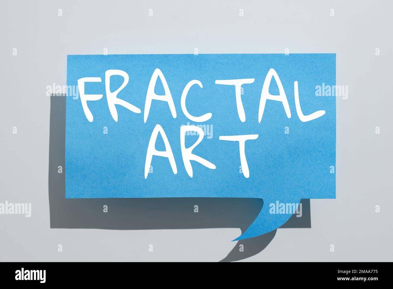 Writing displaying text Fractal Art. Business concept the place or ...