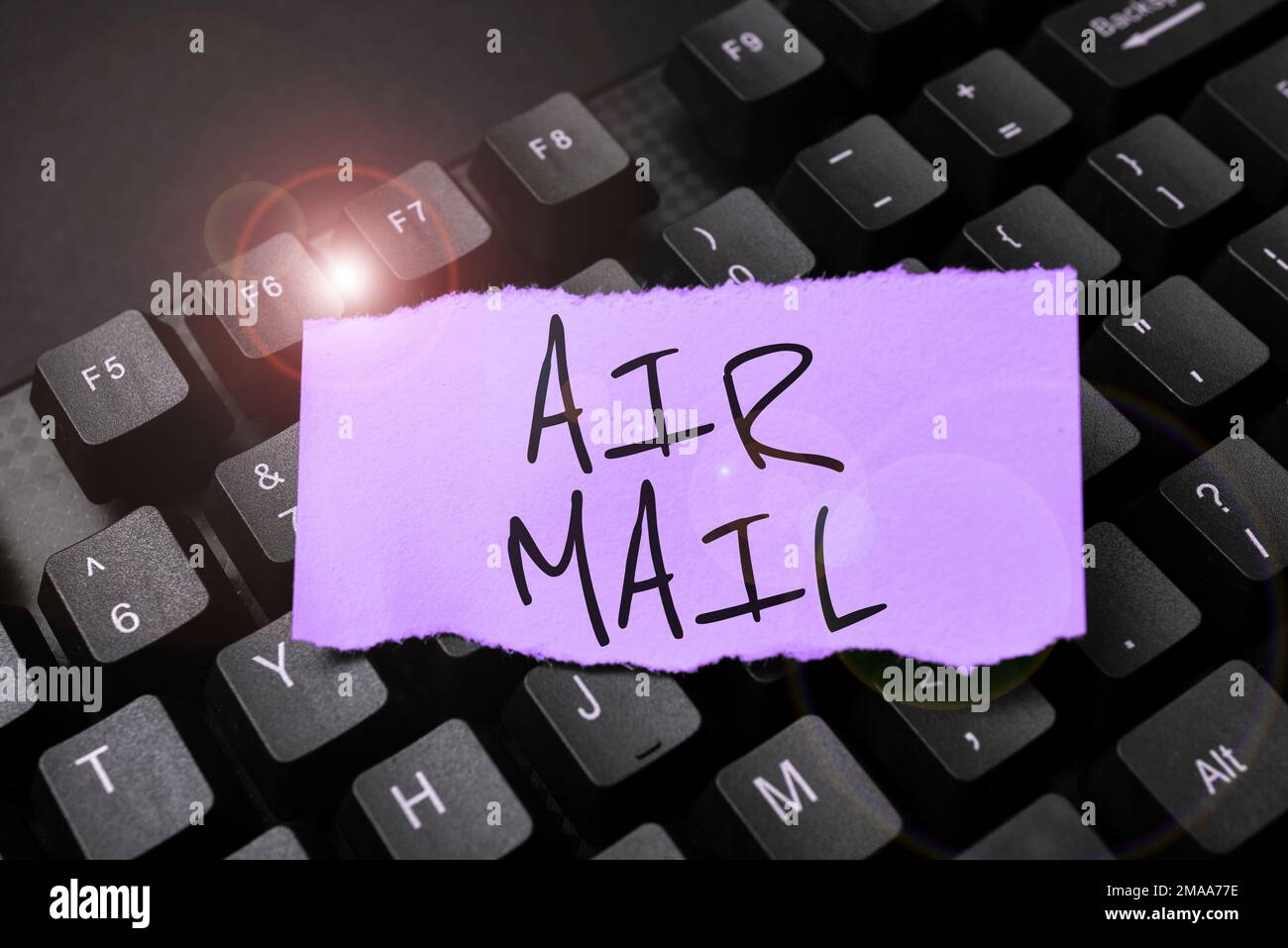 Writing displaying text Air Mail. Word Written on the bags of letters ...