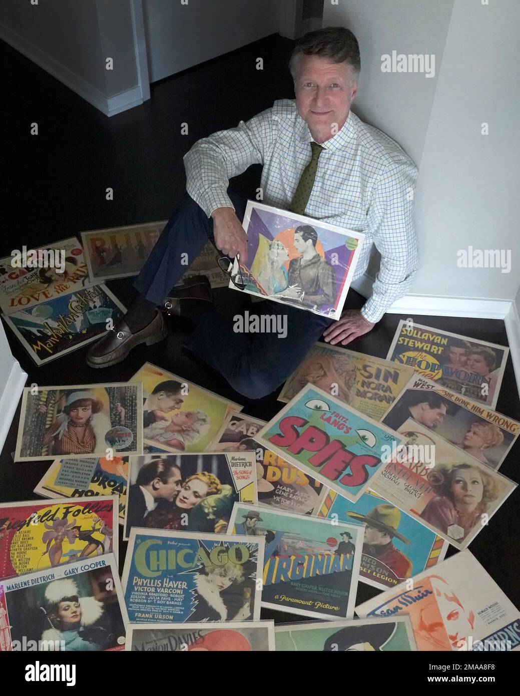 Dwight Cleveland, a major collector of movie posters and lobby cards ...