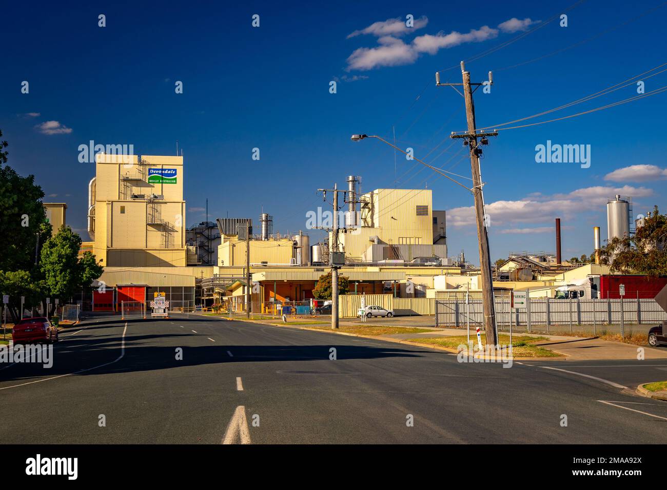 Echuca, Victoria, Australia - Devondale milk factory building Stock ...
