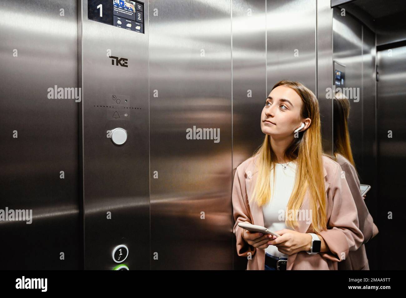 IMAGE DISTRIBUTED FOR TK Elevator - In this image released on Thursday, October, 6, 2022, is a ...