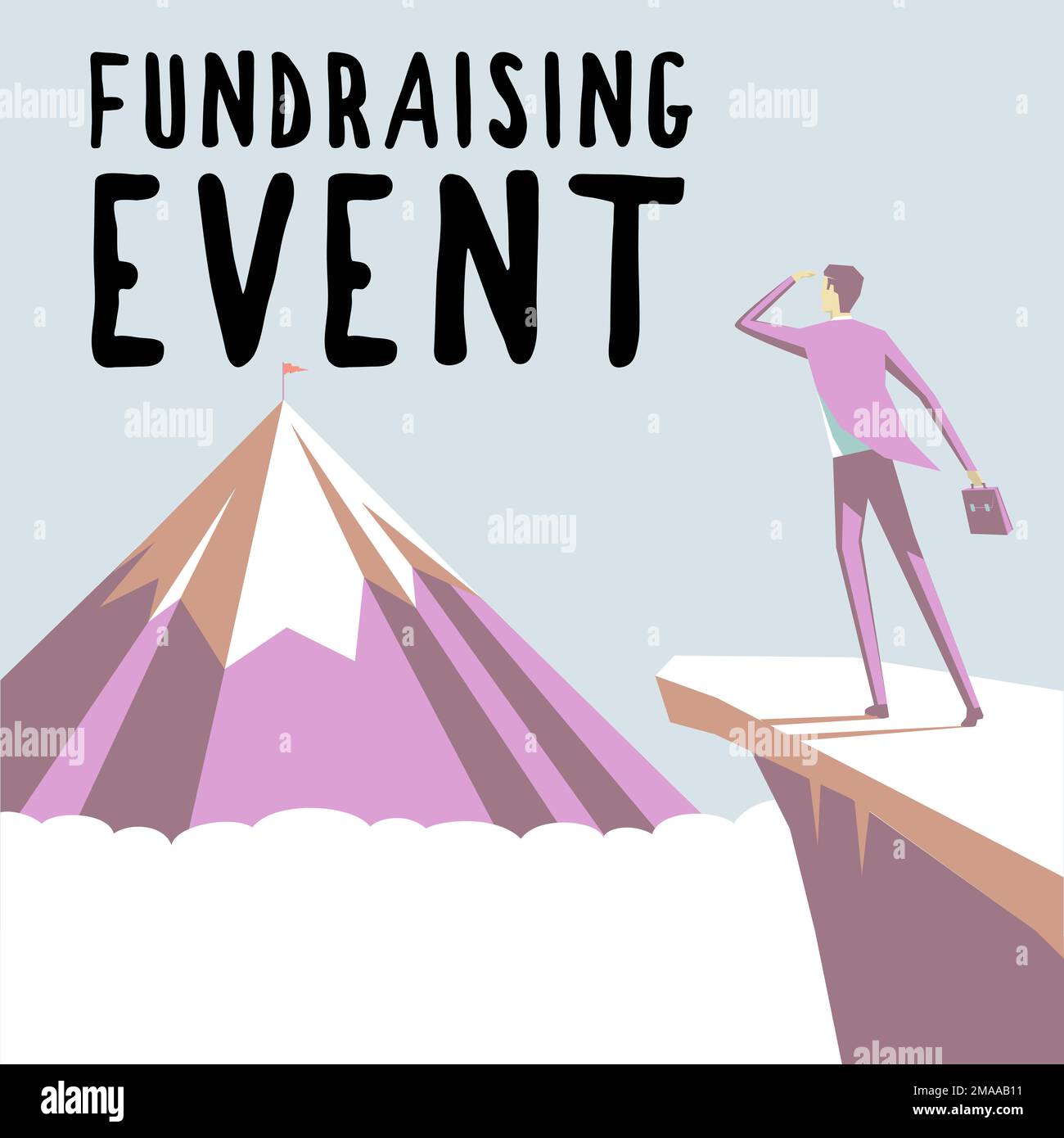 Hand writing sign Fundraising Event. Internet Concept campaign whose ...