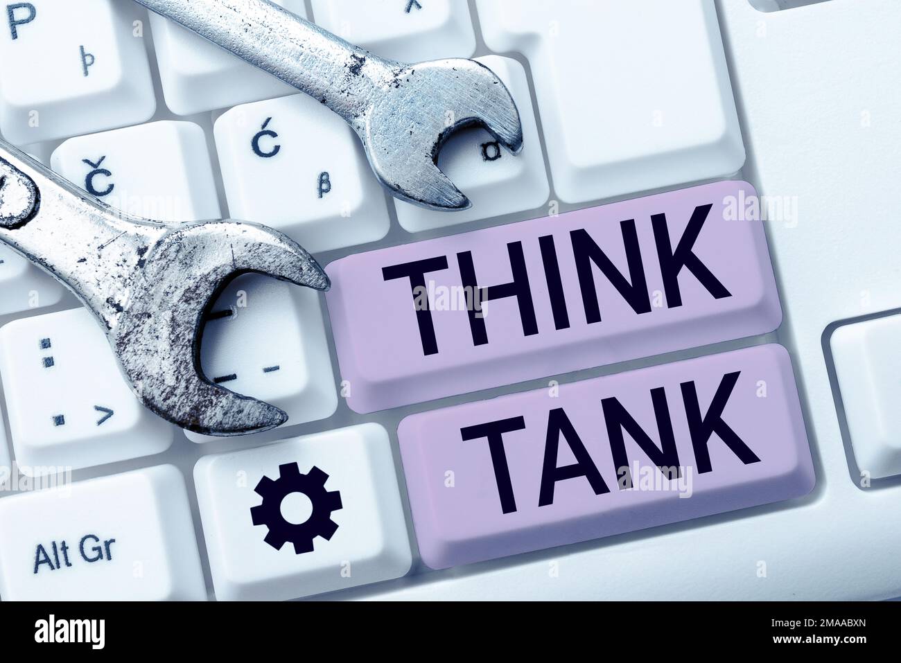 Conceptual caption Think Tank. Word for Thinking of Innovative Valuable ...