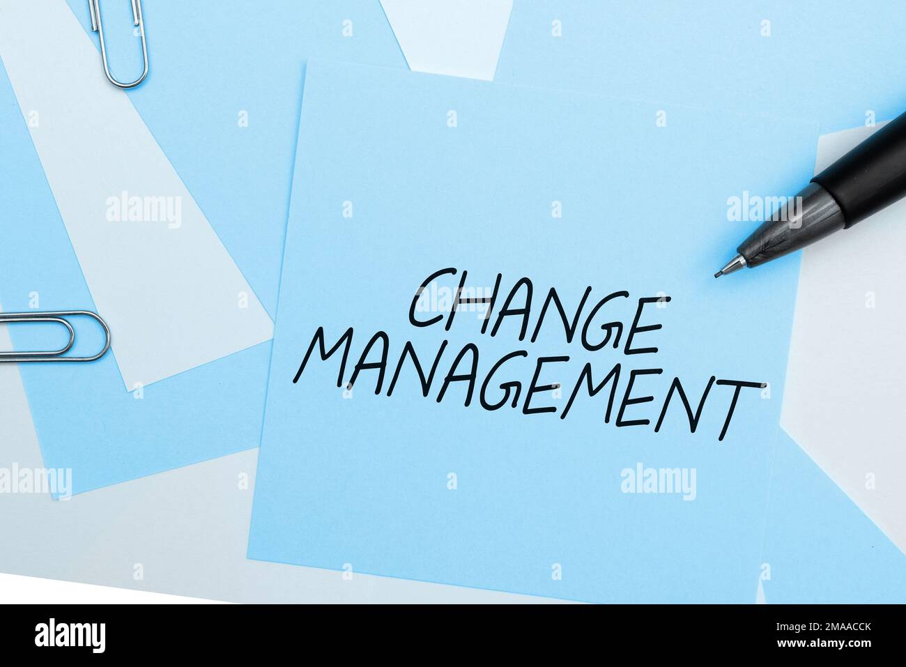Writing displaying text Change Management. Word for Replacement of ...