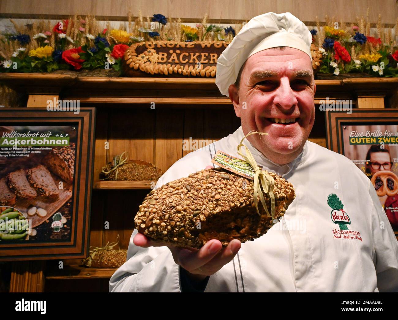 Berlin, Germany. 19th Jan, 2023. Master baker Karl-Dietmar Plentz ...
