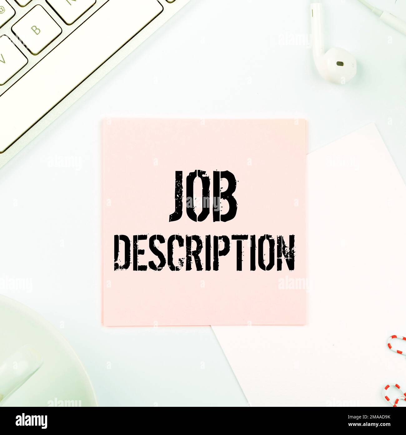Inspiration showing sign Job Description. Conceptual photo A document ...