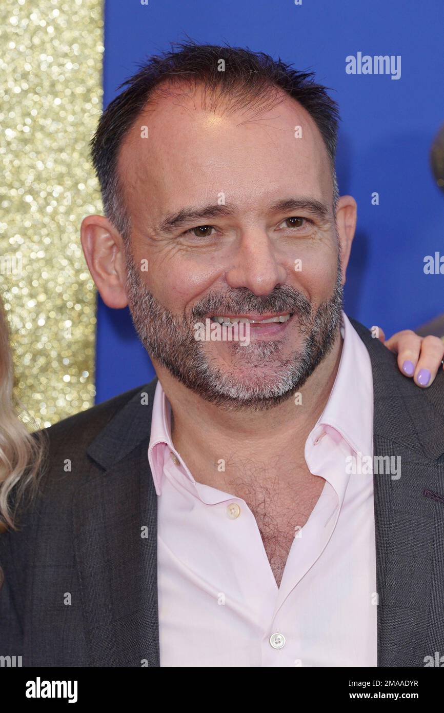 Matthew Warchus poses for photographers upon arrival for the premiere ...