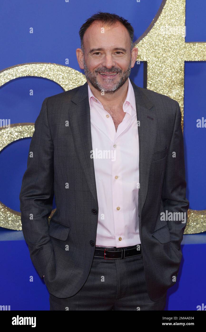 Matthew Warchus poses for photographers upon arrival for the premiere ...