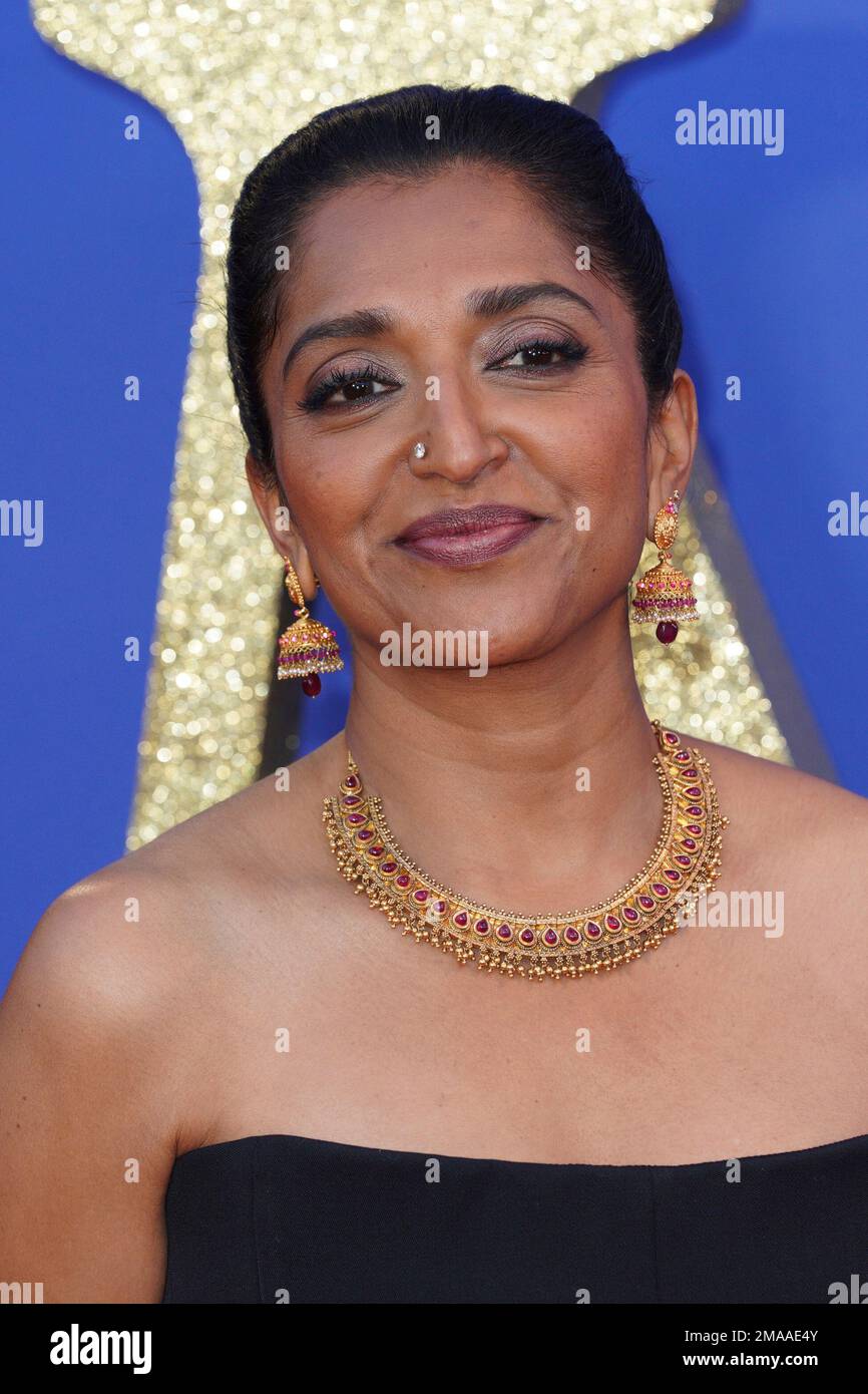Sindhu Vee poses for photographers upon arrival for the premiere of the ...
