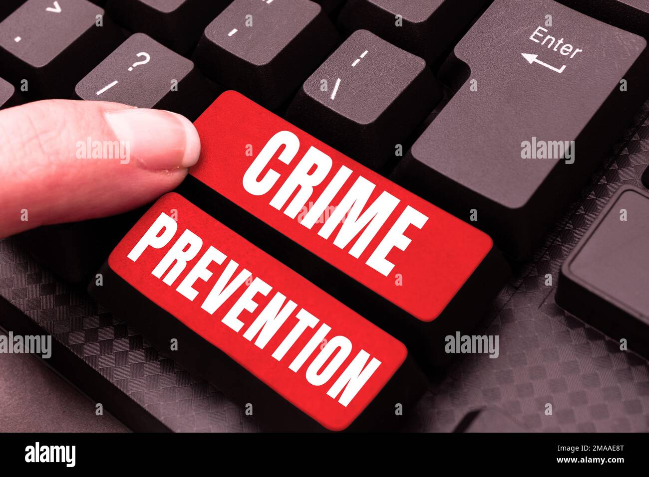 Inspiration showing sign Crime Prevention. Business overview Federal ...