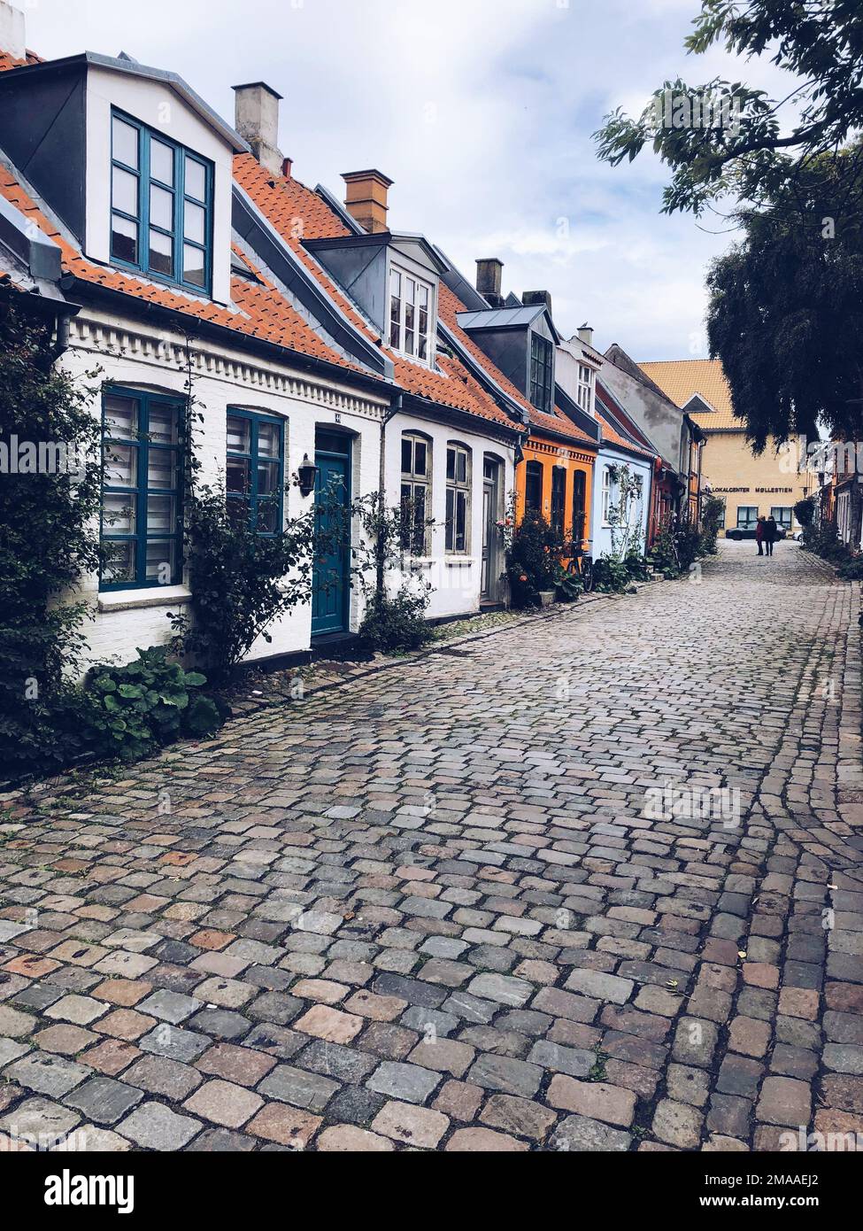 Colourful house located in Denmark Stock Photo - Alamy