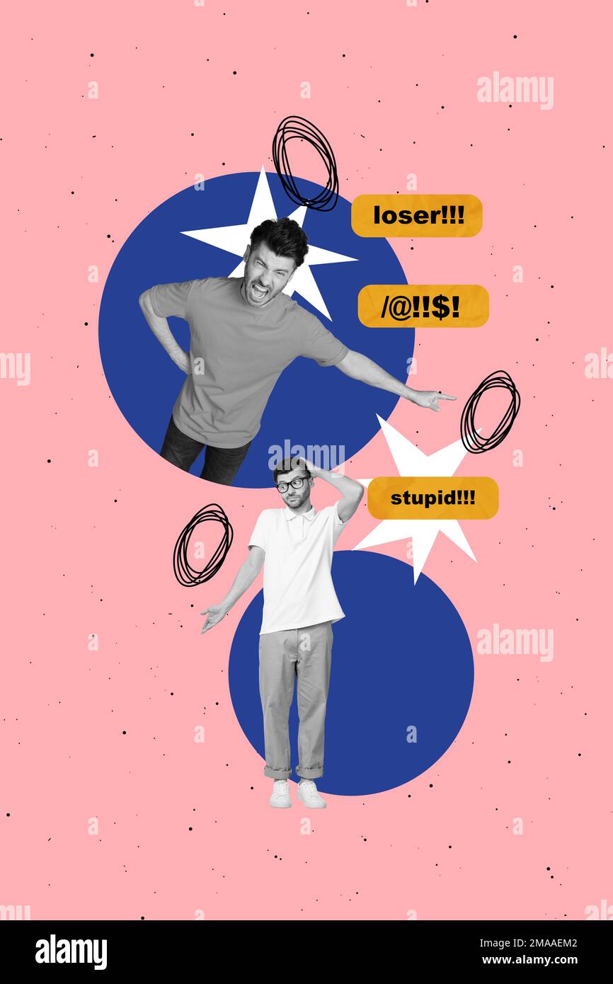 Creative poster trend collage of bad corporate company climate dictator ...