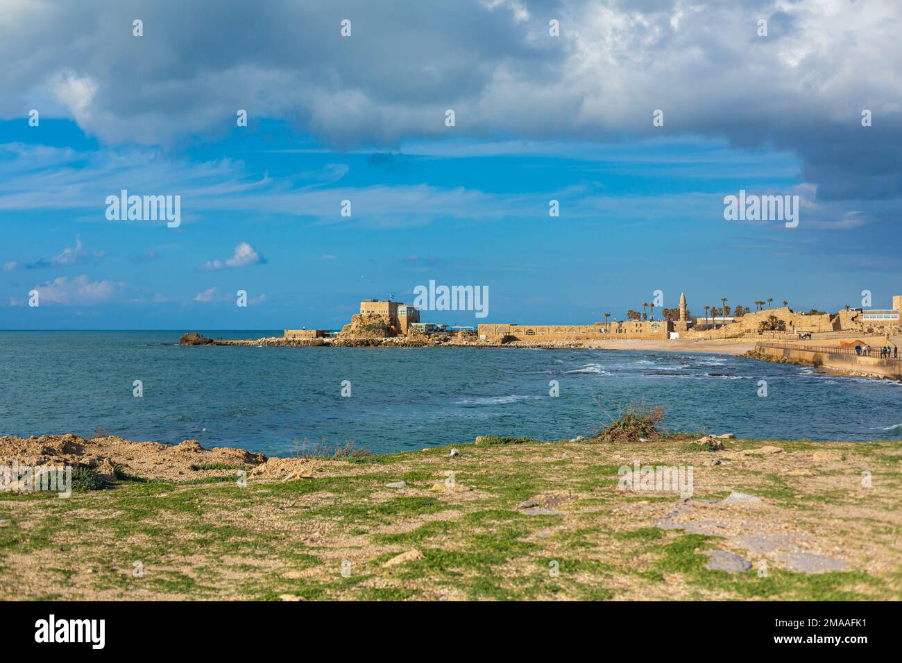 sea bay near the old city. seascape from the shore Stock Photo - Alamy