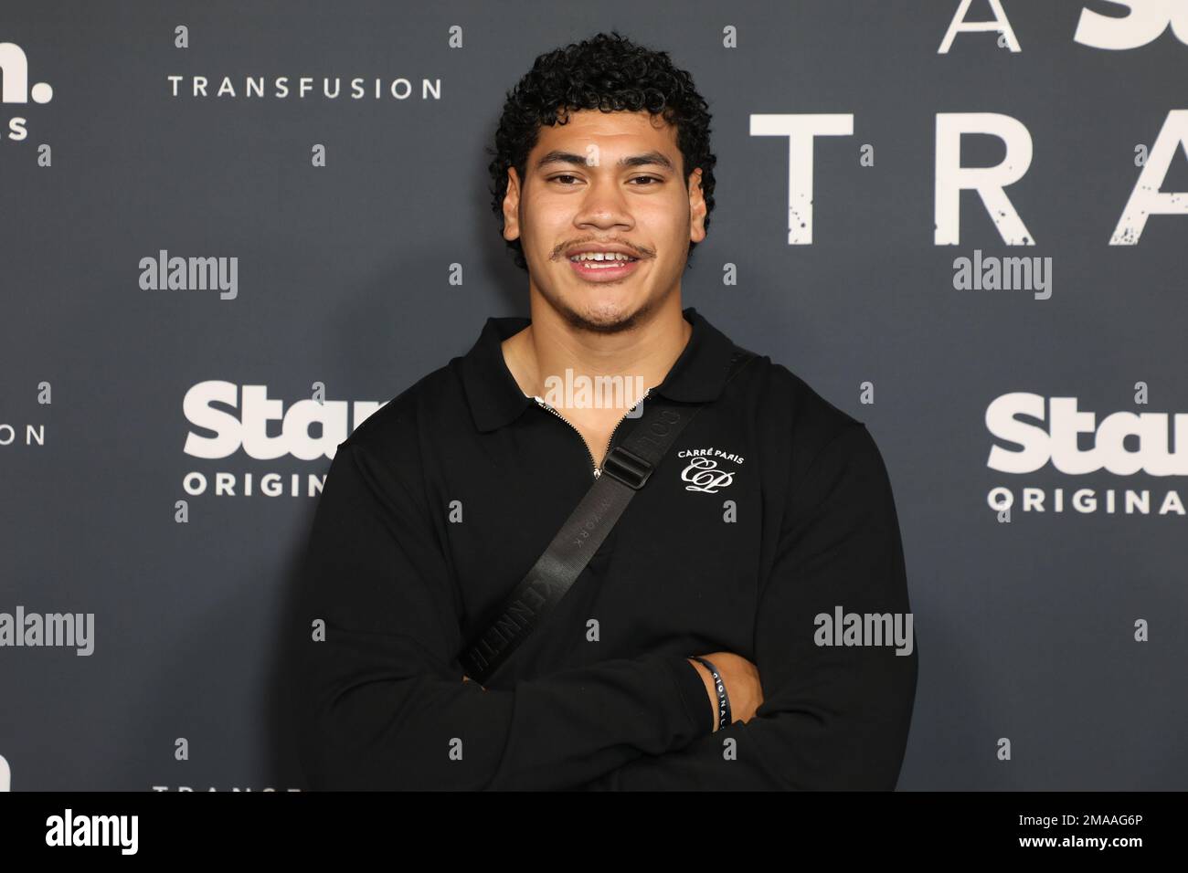 Sydney, Australia. 19th January 2023. Ioane Saula arrives on the red carpet for the Sydney ...