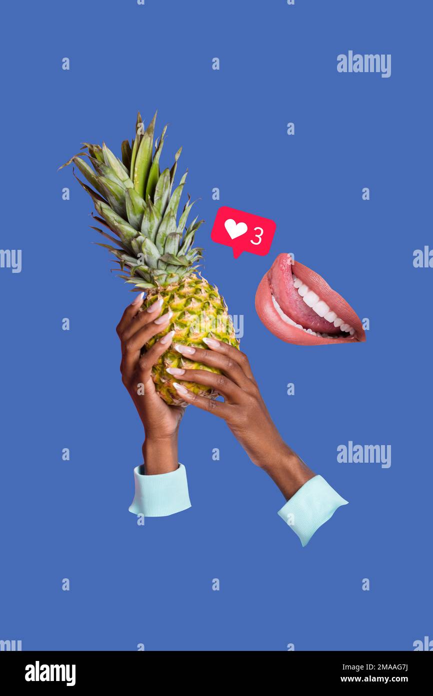 Surreal unusual composition creative collage of silhouette person enjoy ...