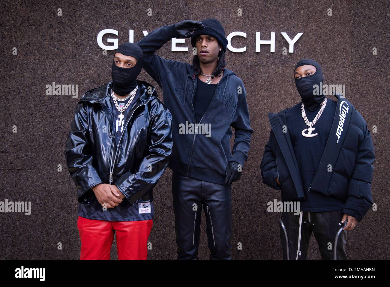 Abubakar Baker Shariff-Farr , a.k.a. Bakar poses for photographers upon ...
