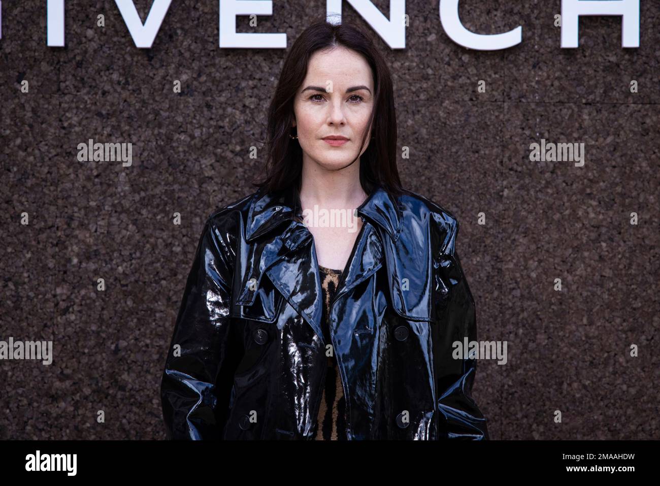 Michelle Dockery poses for photographers upon arrival for the Givenchy ...