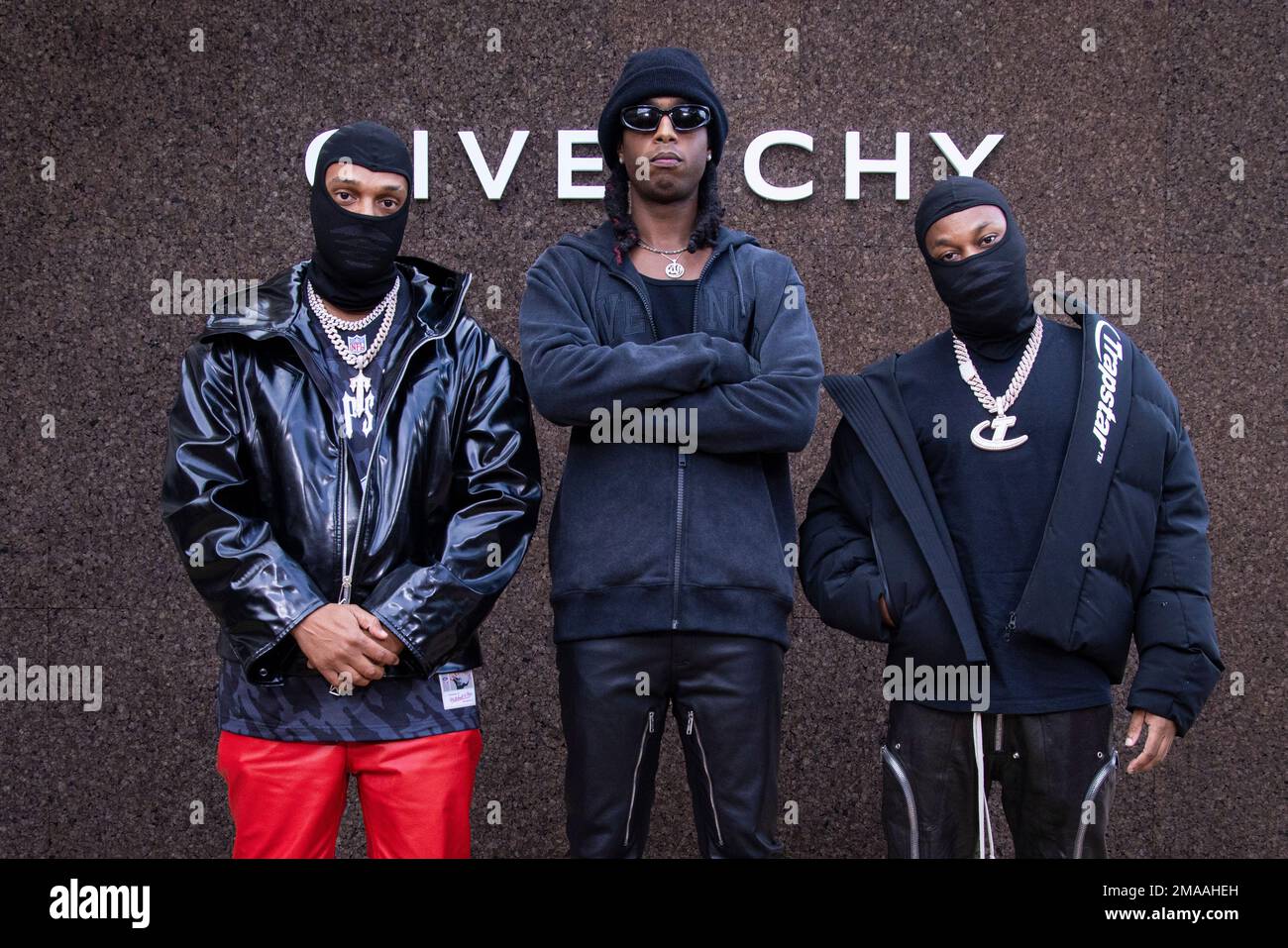 Abubakar Baker Shariff-Farr , a.k.a. Bakar poses for photographers upon ...