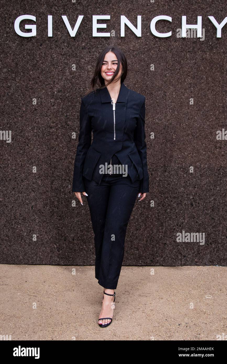 Addison Rae poses for photographers upon arrival for the Givenchy ready ...