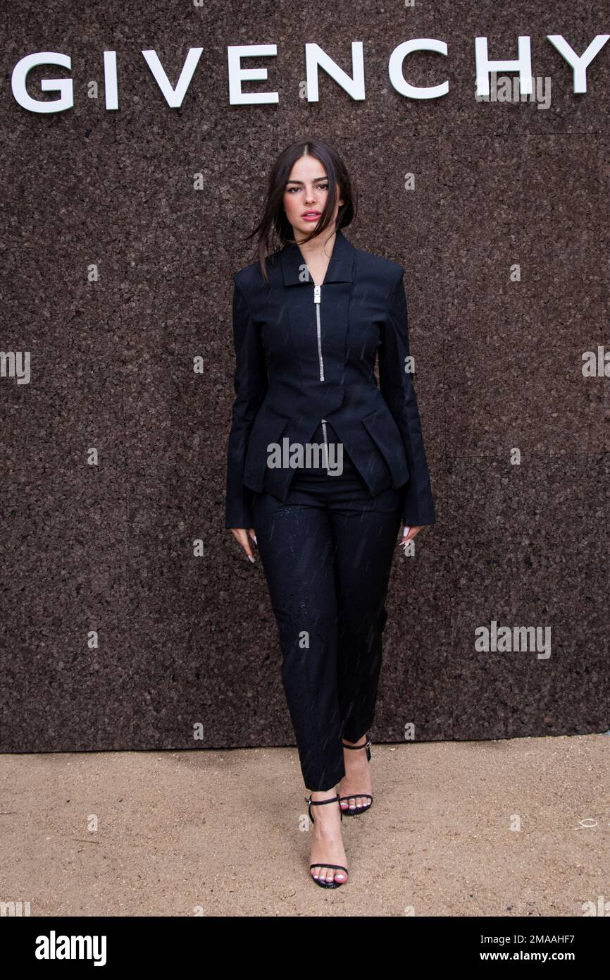 Addison Rae poses for photographers upon arrival for the Givenchy ready ...