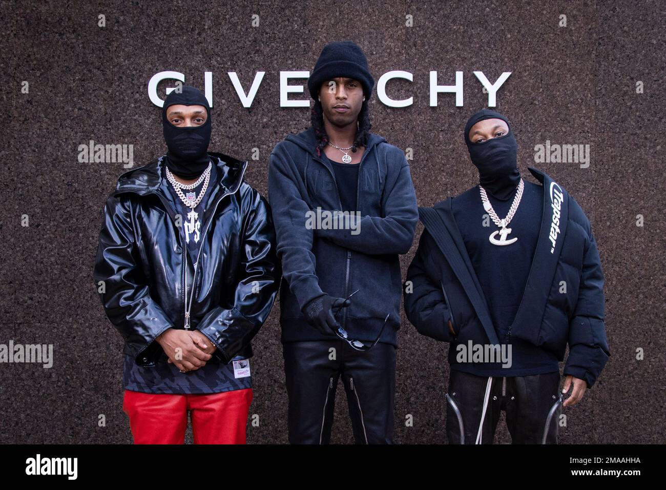 Abubakar Baker Shariff-Farr , a.k.a. Bakar poses for photographers upon ...