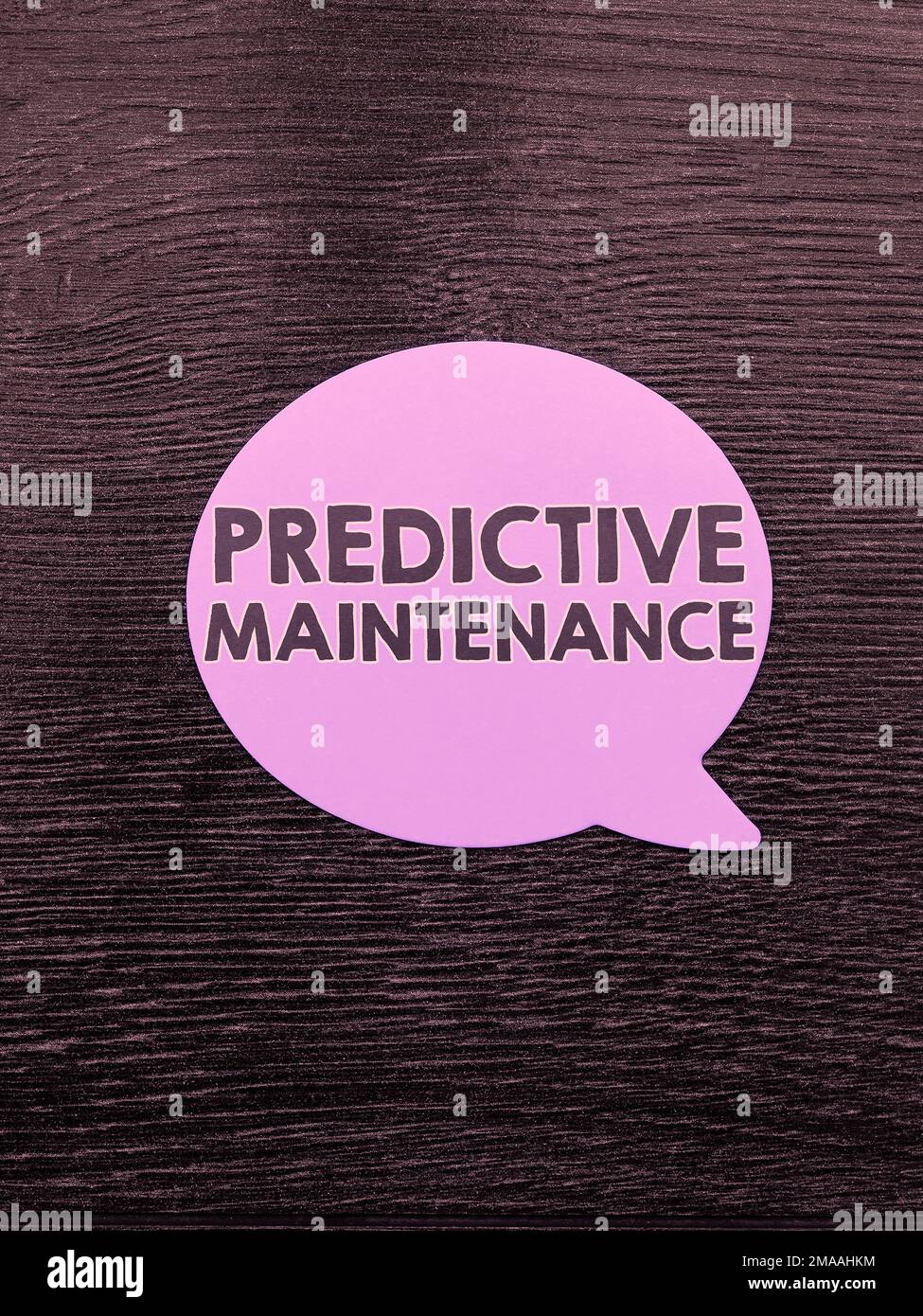 Conceptual display Predictive Maintenance. Business concept Predict ...