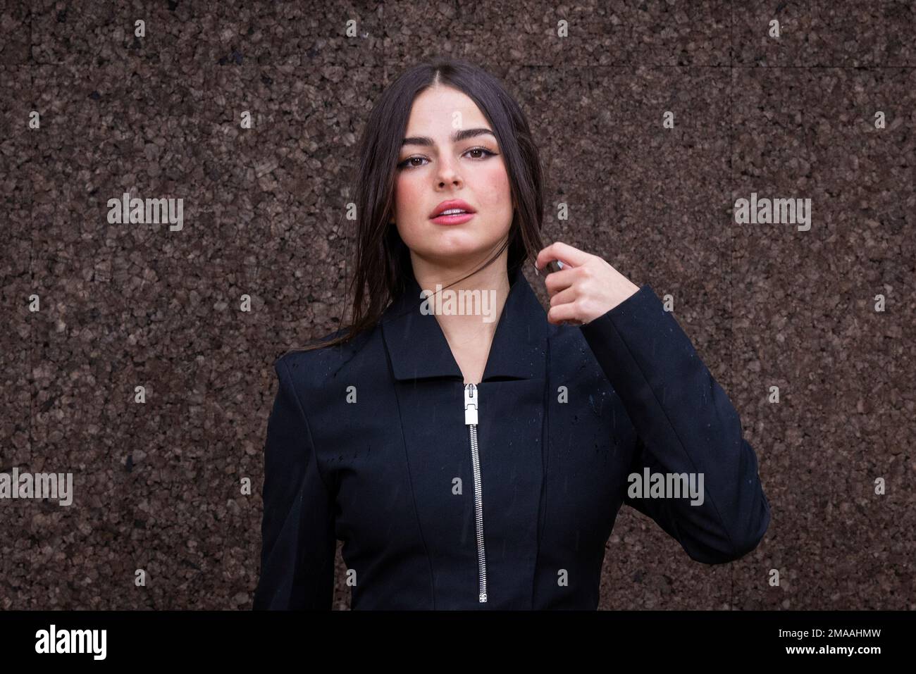 Addison Rae poses for photographers upon arrival for the Givenchy ready ...