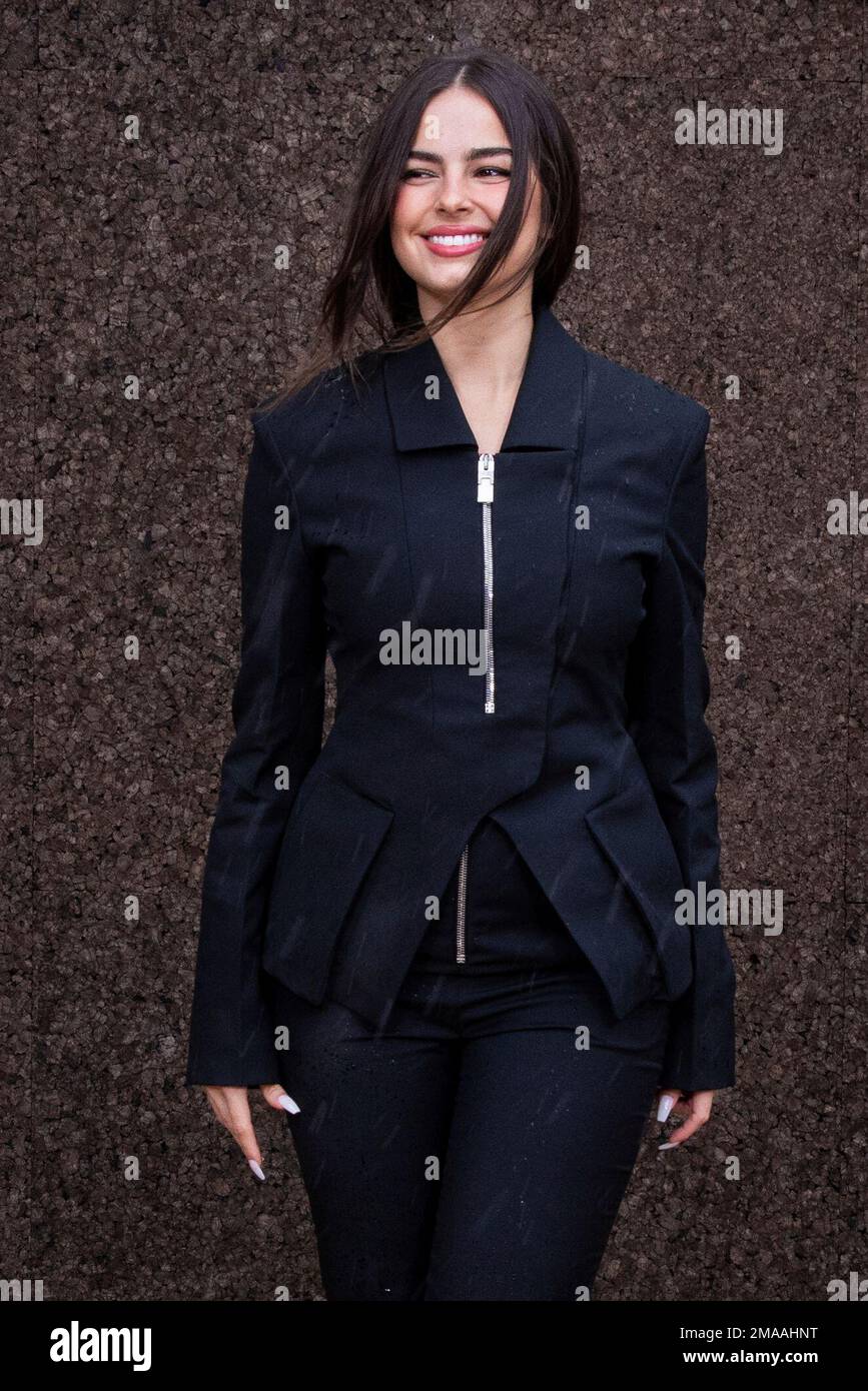 Addison Rae poses for photographers upon arrival for the Givenchy ready ...