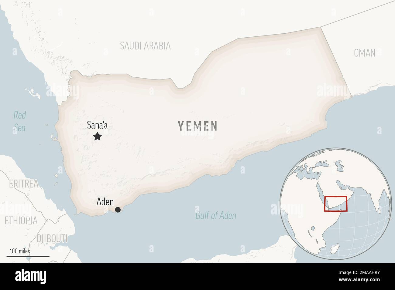 This is a locator map for Yemen with its capital, Sanaa. (AP Photo ...