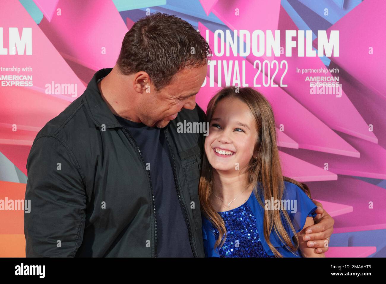 Stephen Graham, left, and Alisha Weir pose for photographers at the ...