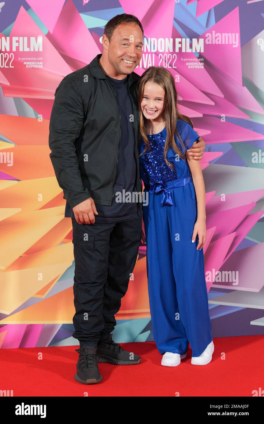Stephen Graham, left, and Alisha Weir pose for photographers at the ...