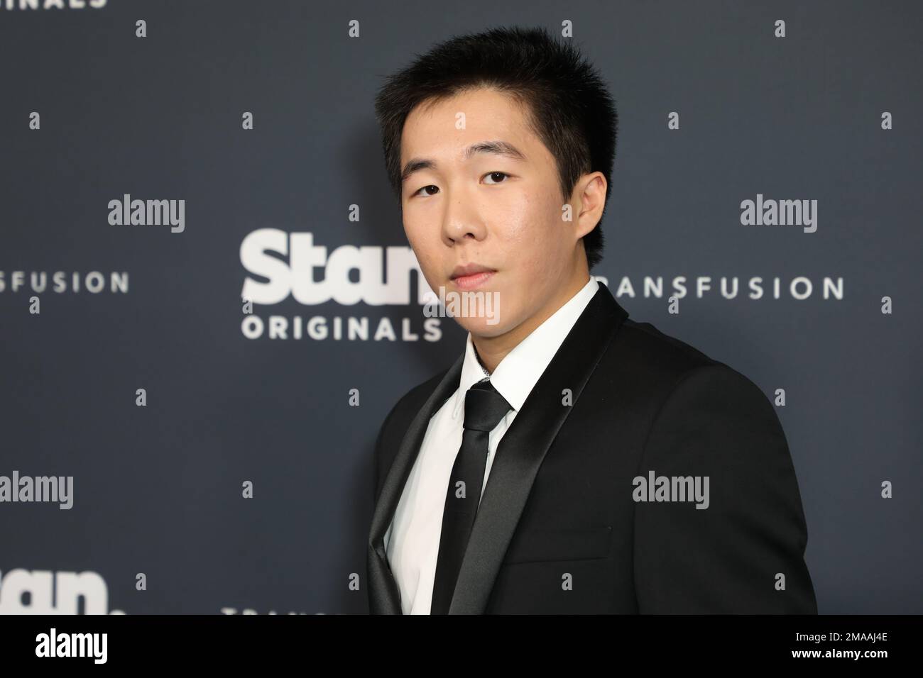 Sydney, Australia. 19th January 2023. Trystan Go arrives on the red carpet for the Sydney ...