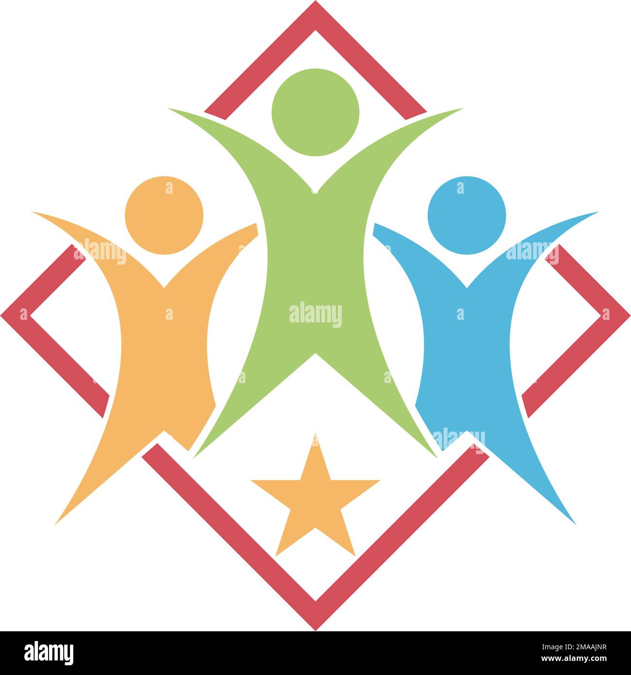 Community logo icon design illustration Stock Vector Image & Art - Alamy