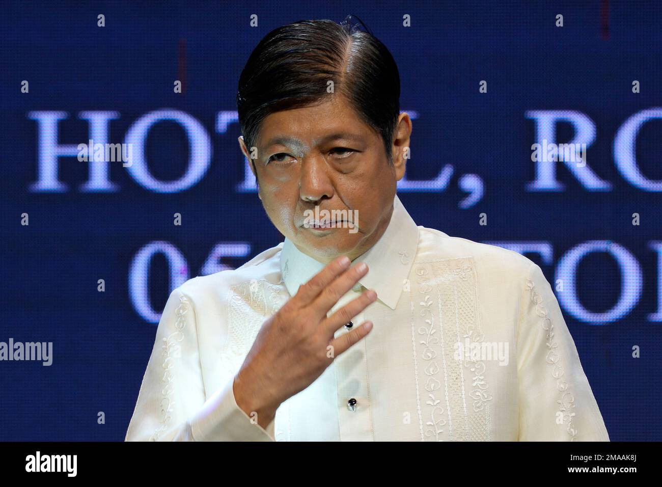 Philippine President Ferdinand Marcos Jr. attends the 2022 Department ...