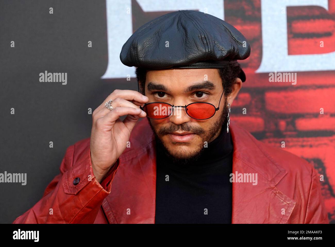Adam Faison poses at a special screening of the Hulu reboot of ...